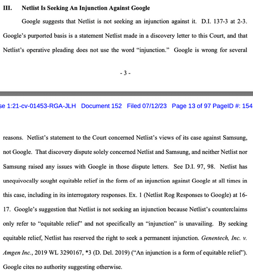 injunction against Google : r/NLST