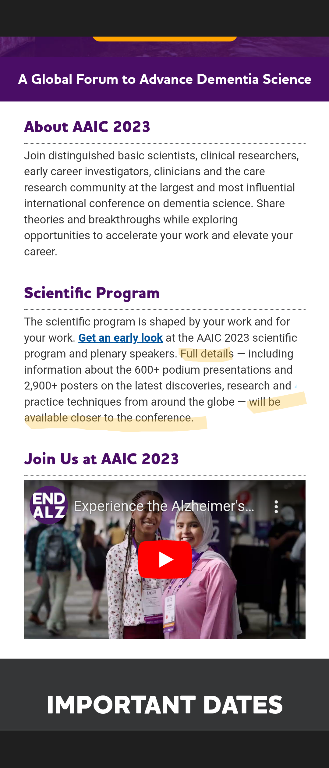 Anavex Life Sciences Corp (AVXL): Final agenda not complete https://sih ...