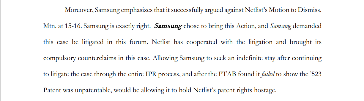 Micron has serious and enormous problems with Netlist's IP infringement ...
